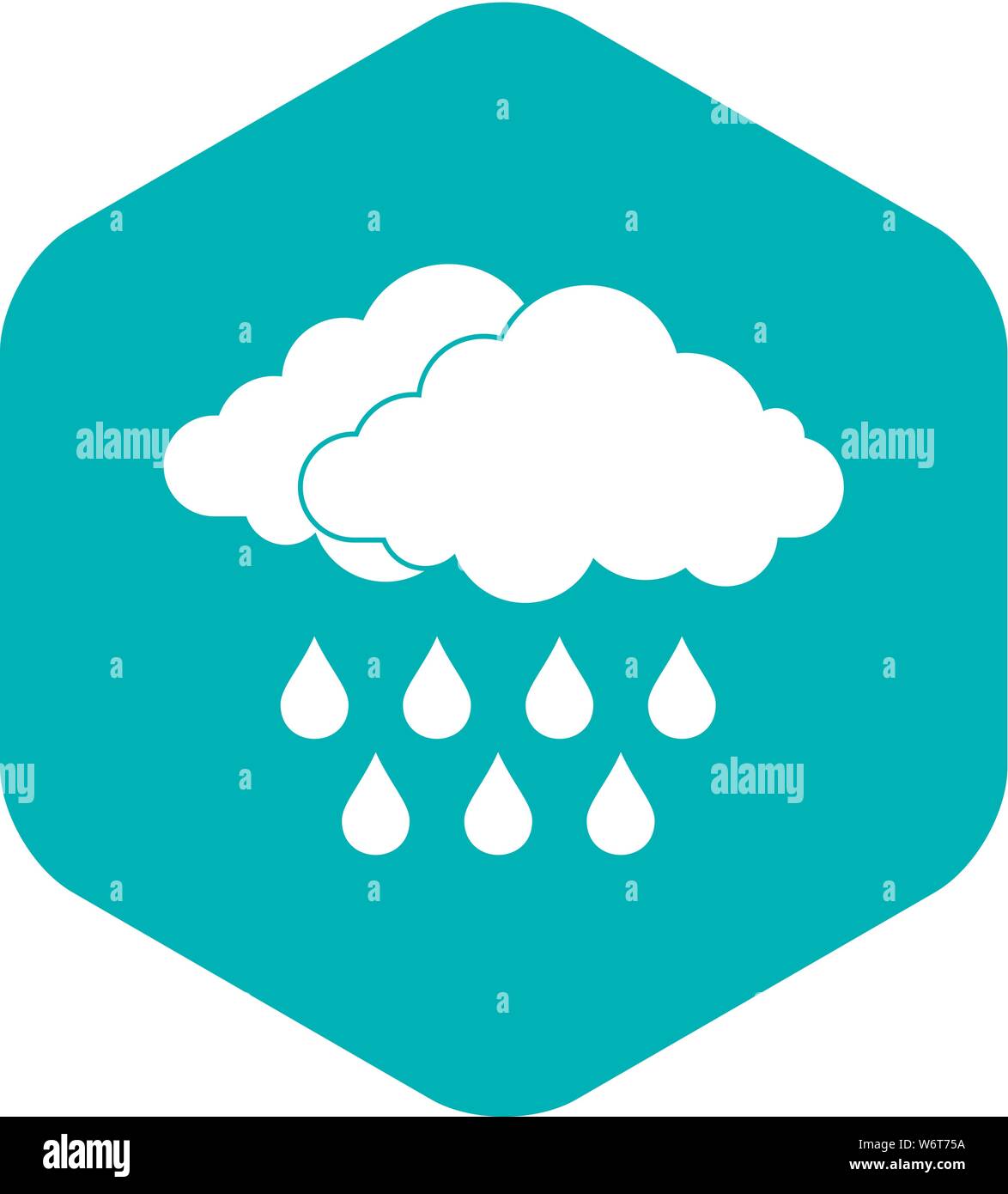 Cloud icon, simple style Stock Vector Image & Art - Alamy