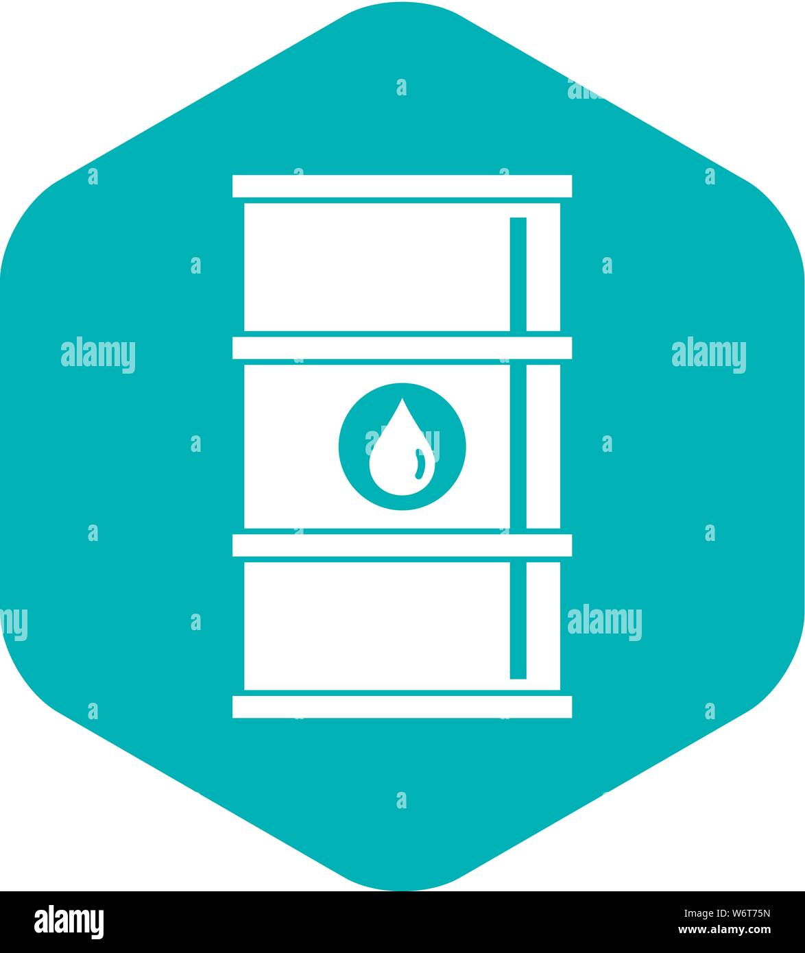 Oil barrel icon, simple style Stock Vector Image & Art - Alamy