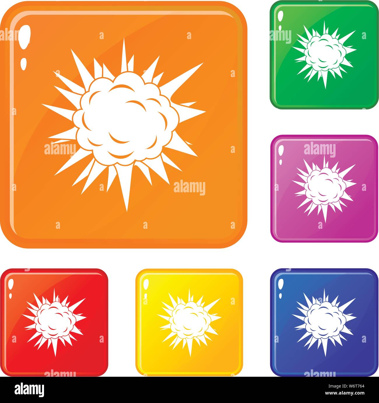 Hiroshima bomb explosion Cut Out Stock Images & Pictures - Alamy