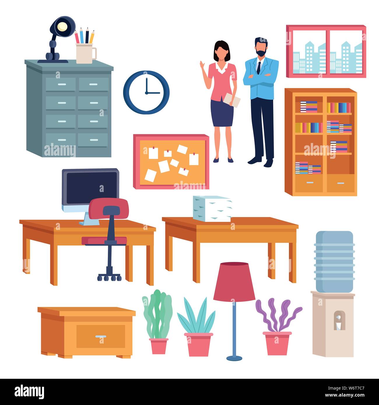 business professional executive work cartoon Stock Vector Image & Art ...