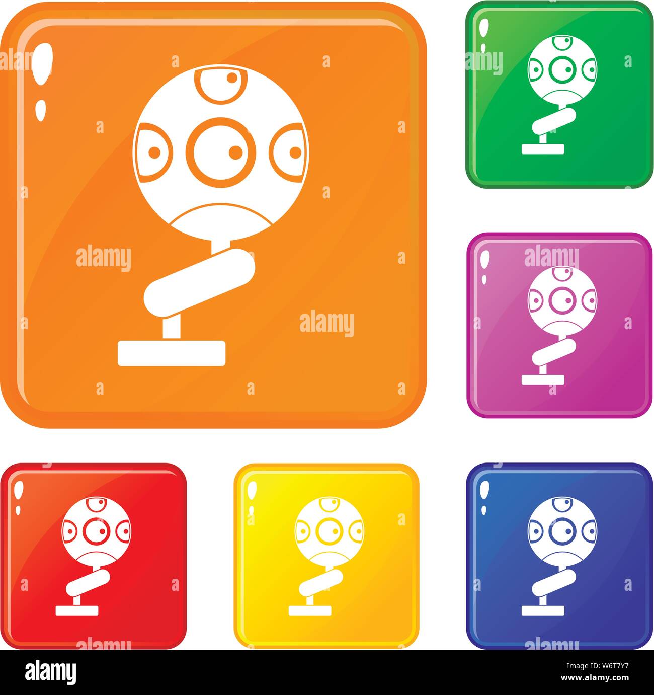 Game device icons set vector color Stock Vector Image & Art - Alamy