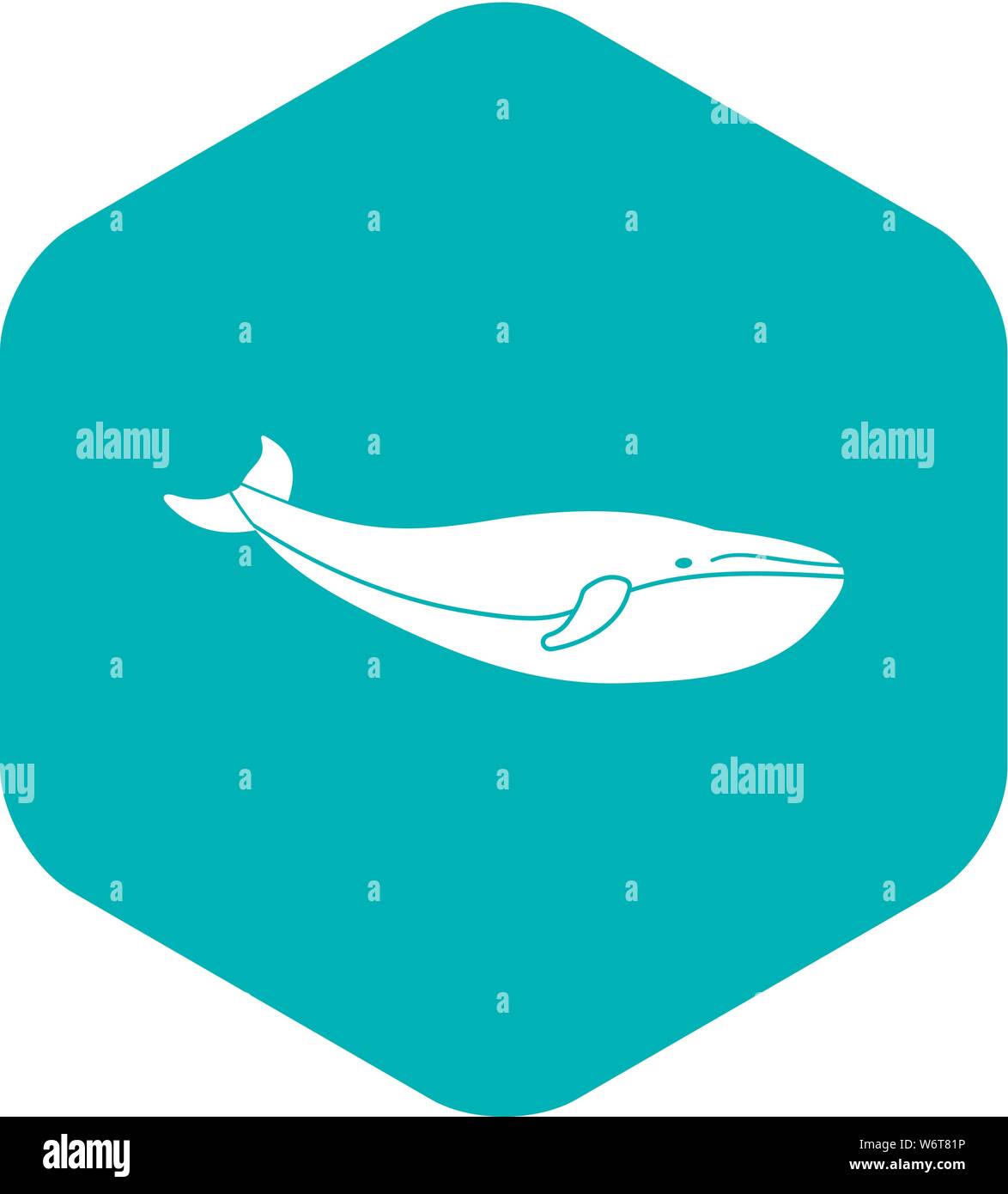Whale icon, simple style Stock Vector Image & Art - Alamy