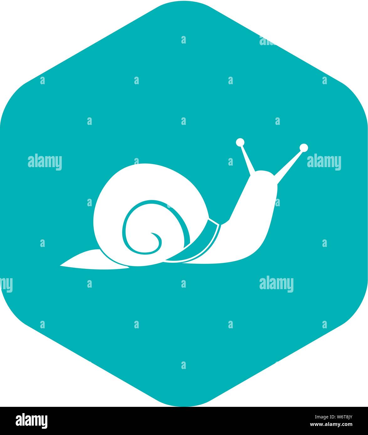 Snail icon, simple style Stock Vector Image & Art - Alamy