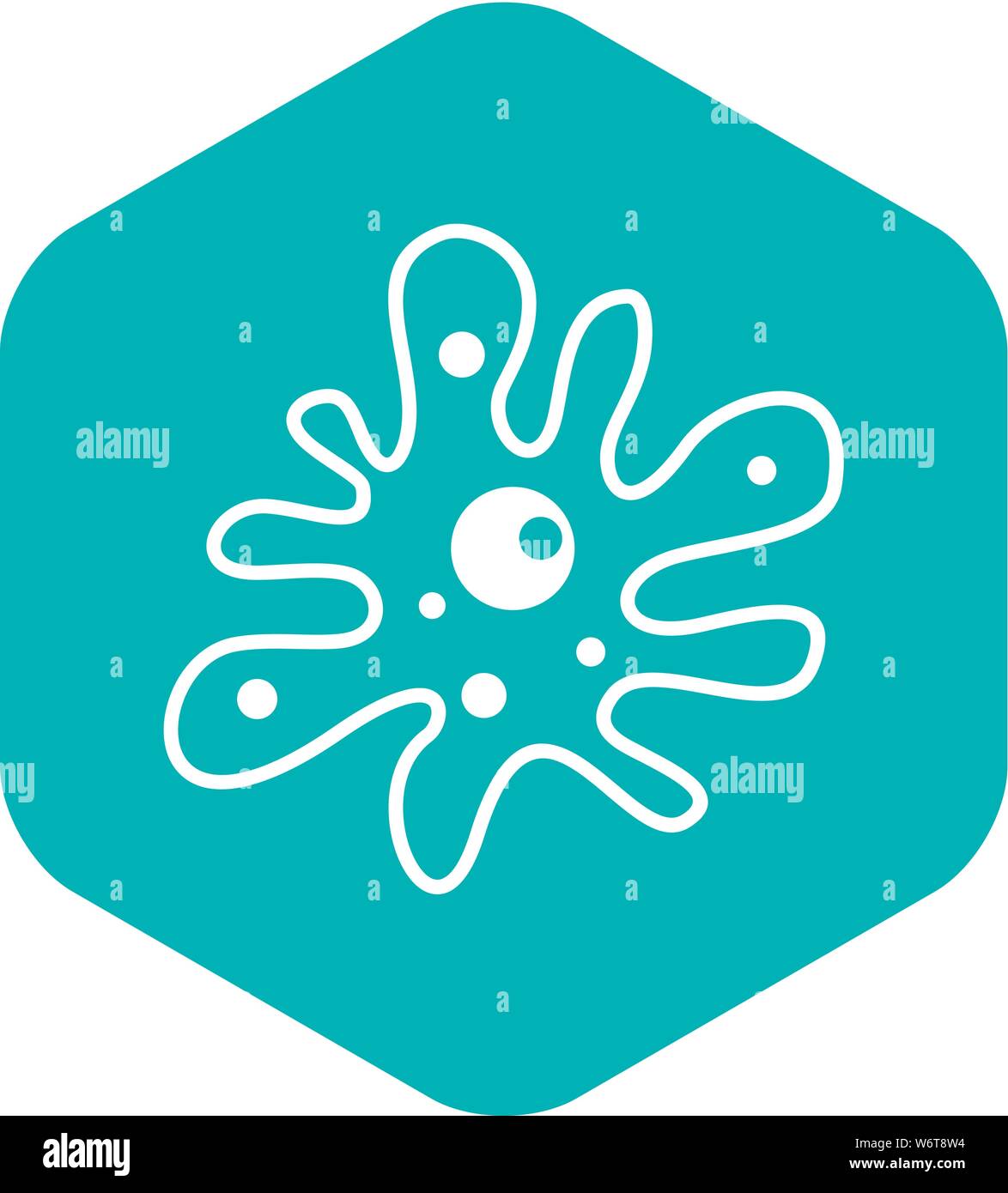Amoeba icon, simple style Stock Vector Image & Art - Alamy