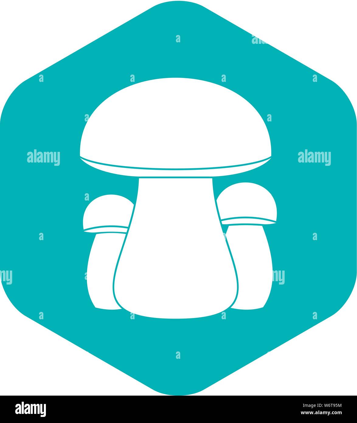 Mushroom icon, simple style Stock Vector Image & Art - Alamy