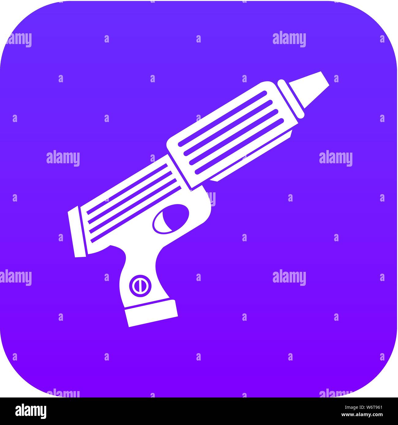 Plastic gun toy icon digital purple Stock Vector Image & Art - Alamy