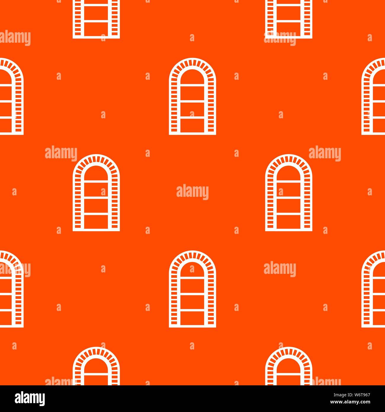 Narrow window frame pattern vector orange Stock Vector Image & Art - Alamy