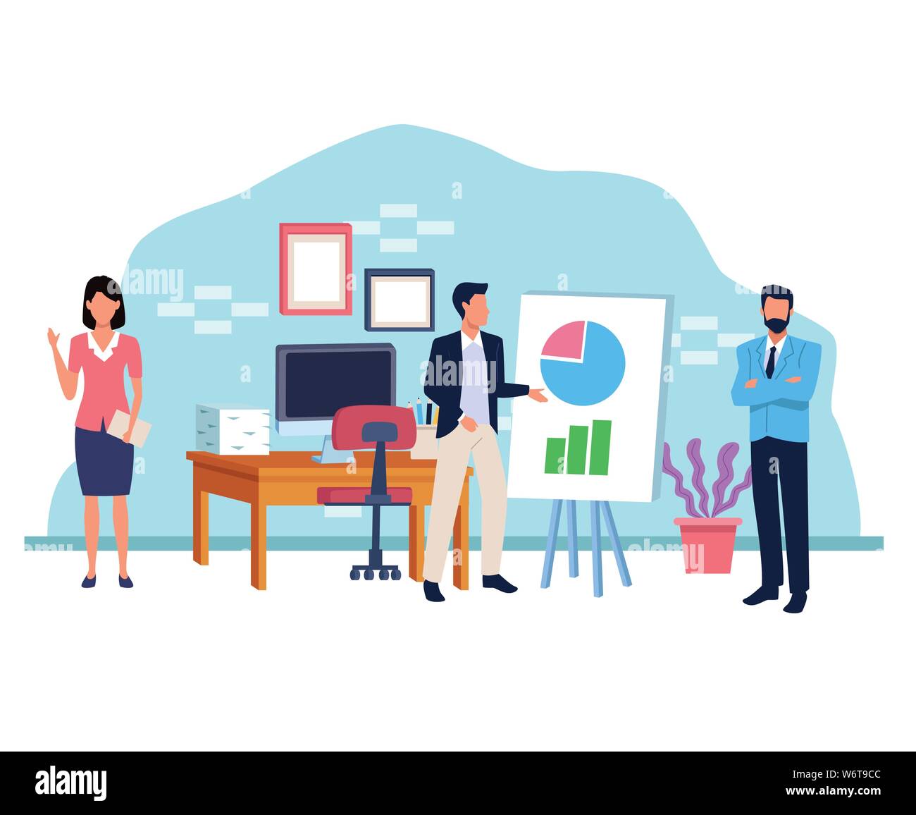 business professional executive work cartoon Stock Vector Image & Art ...