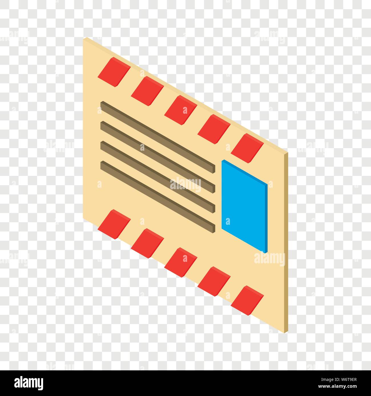 Old envelope front isolated Stock Vector Images - Alamy