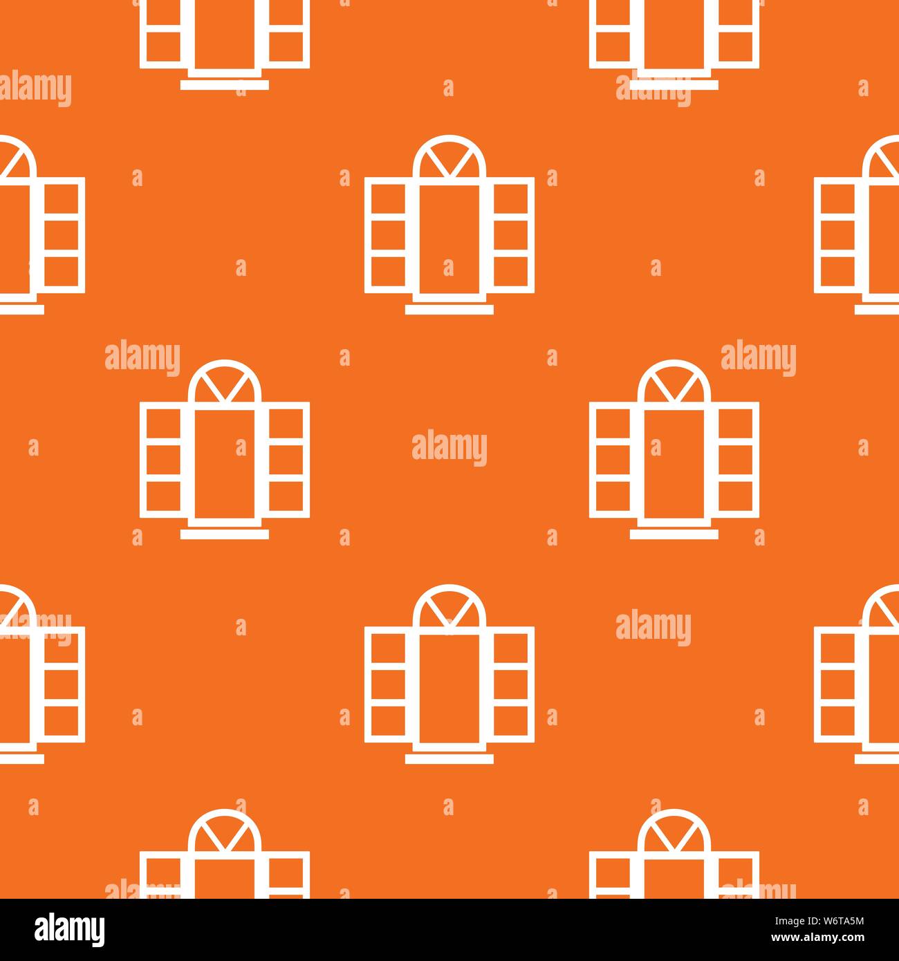 Open narrow window frame pattern vector orange Stock Vector Image & Art ...