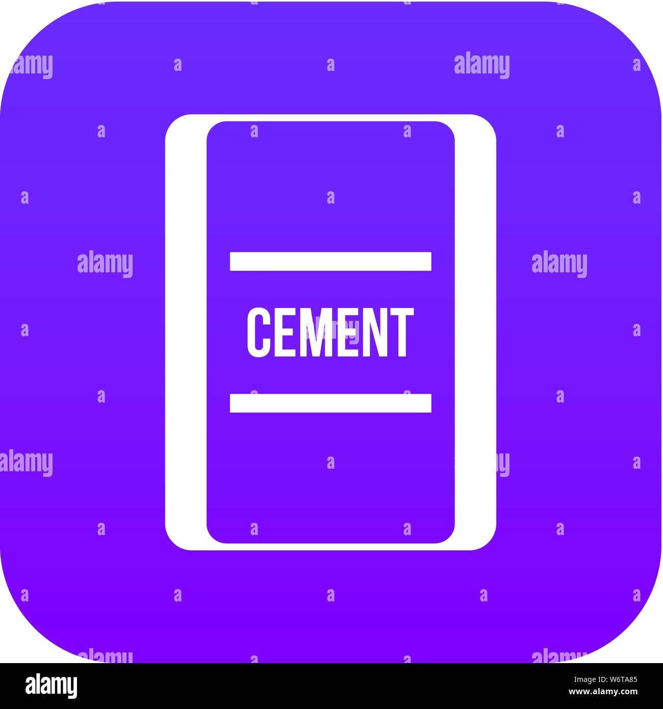 One bag of cement icon digital purple Stock Vector Image & Art - Alamy