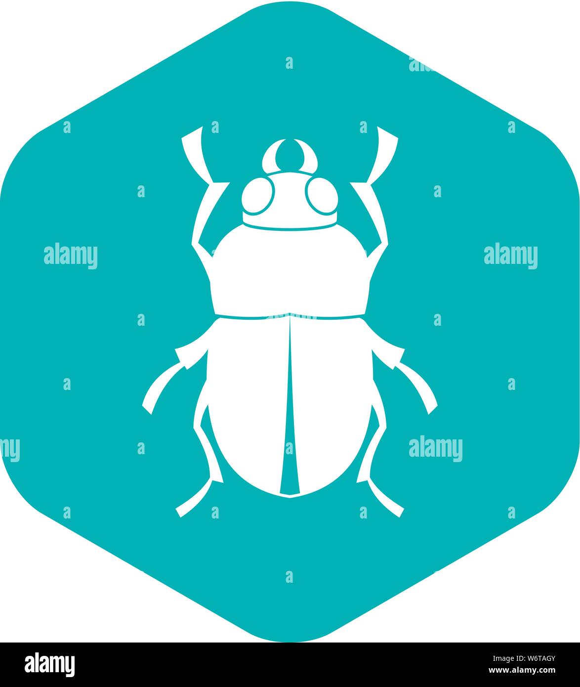 Bug icon, simple style Stock Vector Image & Art - Alamy