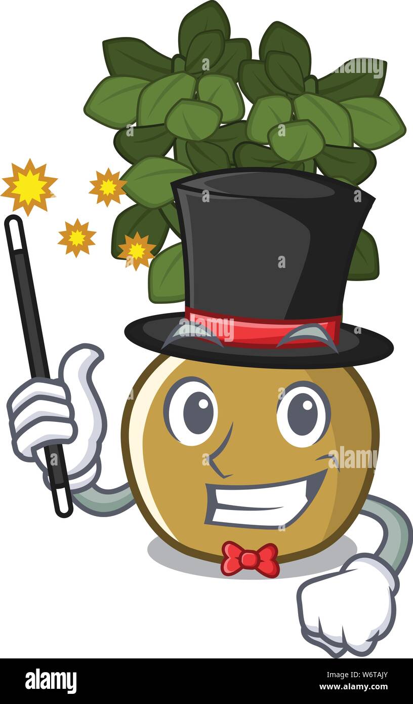 Magician jade plant grows in cartoon stem Stock Vector Image & Art - Alamy