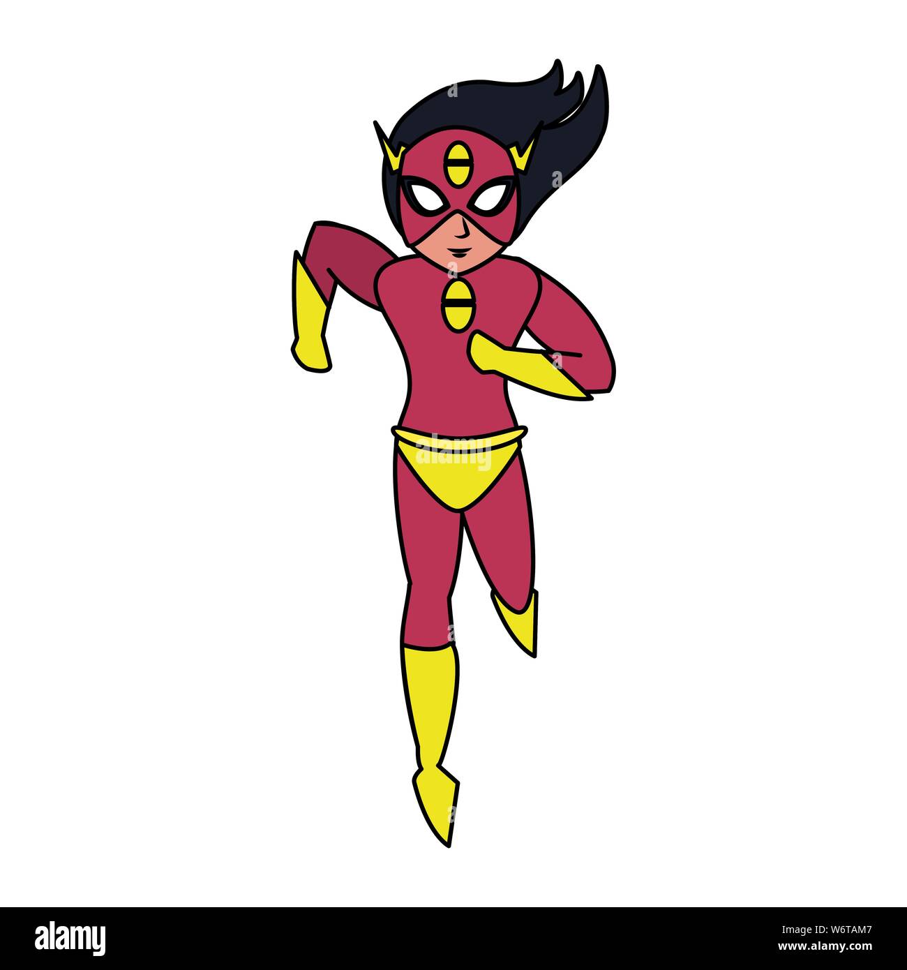 super hero comic retro cartoon Stock Vector Image & Art - Alamy