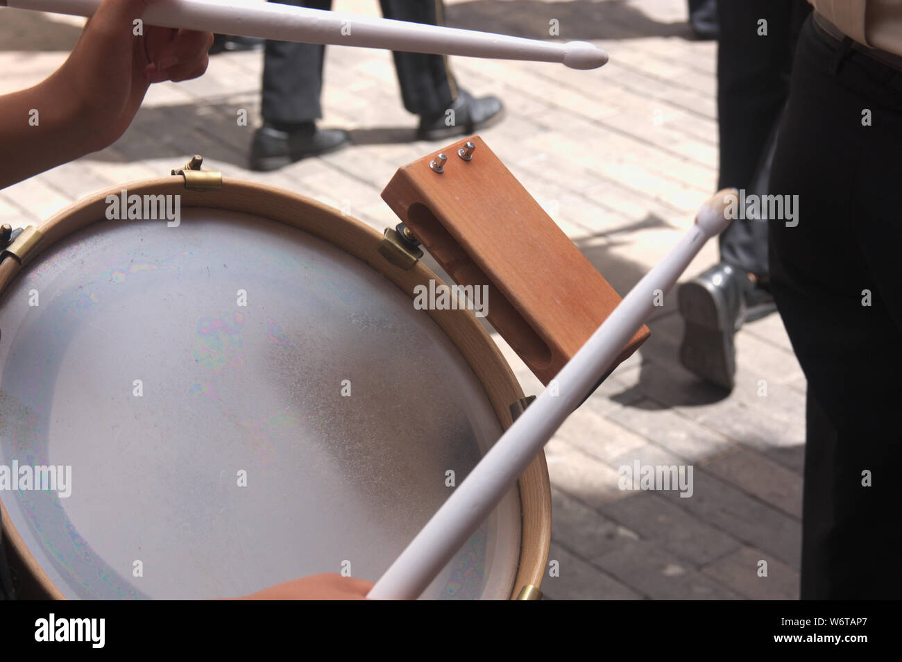 Image of a drum during a procession where music is part of the festival ...