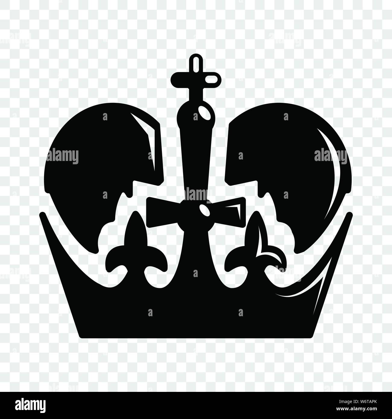 Monarch crown icon, simple black style Stock Vector Image & Art - Alamy