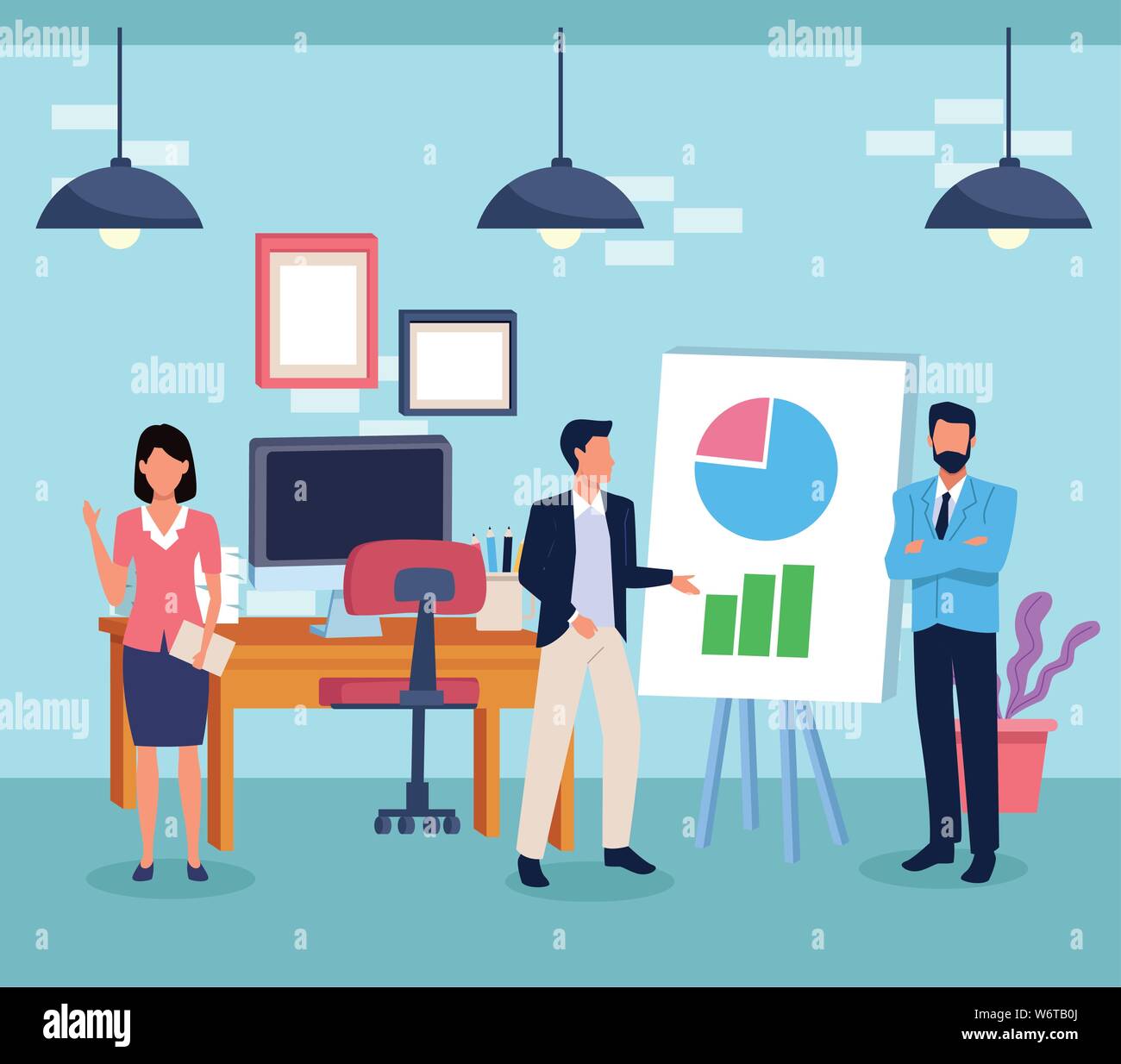 business professional executive work cartoon Stock Vector Image & Art ...