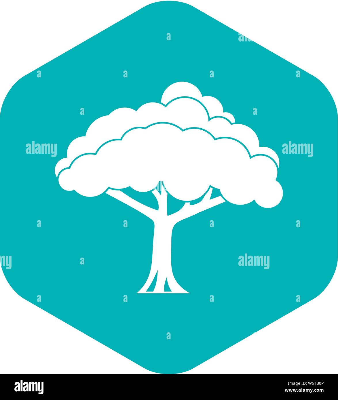Tree icon, simple style Stock Vector Image & Art - Alamy