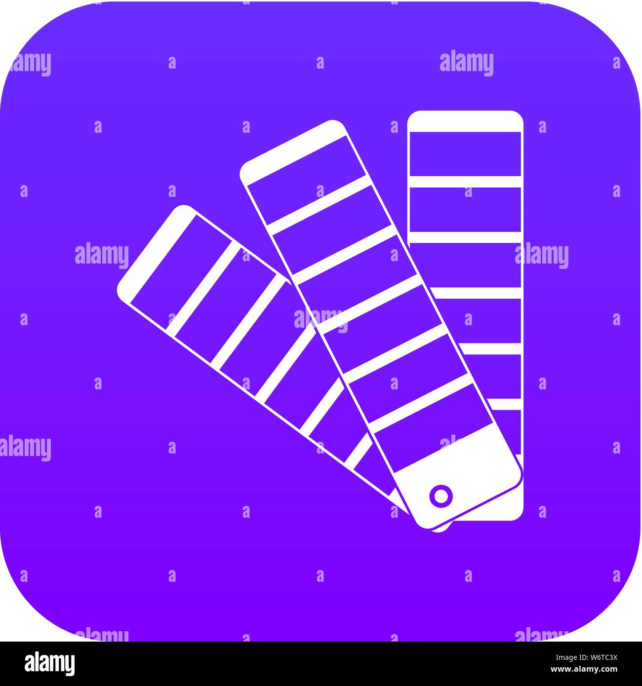 Paint color selection booklet icon digital purple Stock Vector Image ...