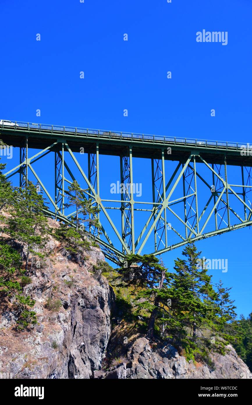 Iconic deception pass bridge hi-res stock photography and images - Alamy