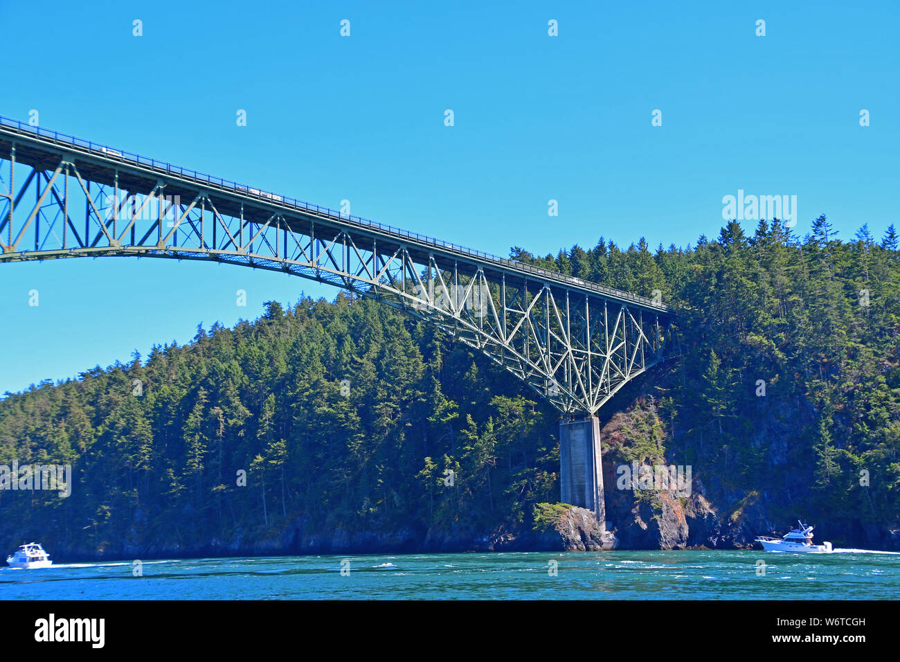 Iconic deception pass bridge hi-res stock photography and images - Alamy