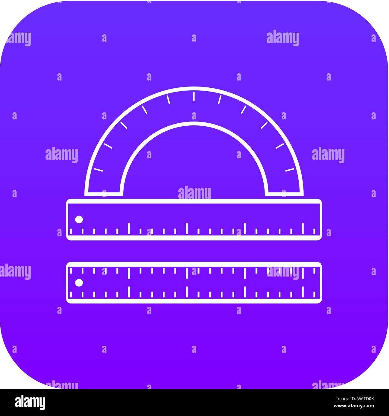 Digital protractor Stock Vector Images - Alamy