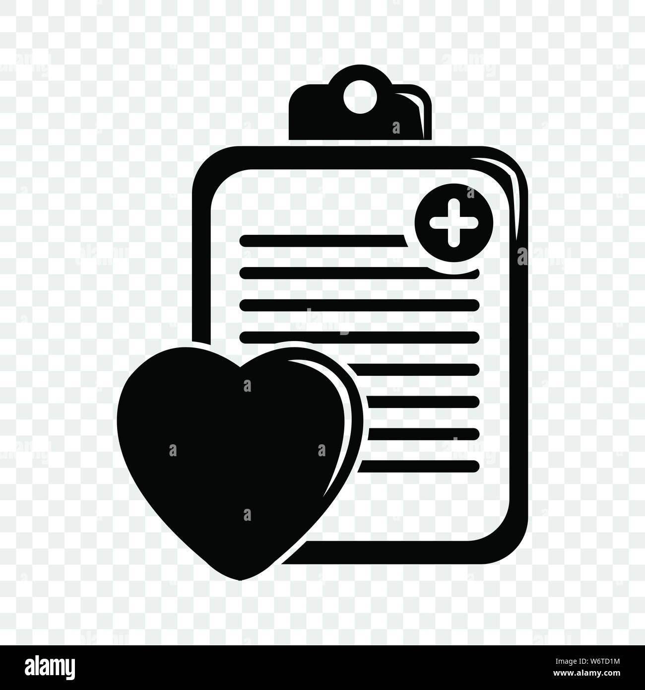 Patient card icon, simple black style Stock Vector Image & Art - Alamy
