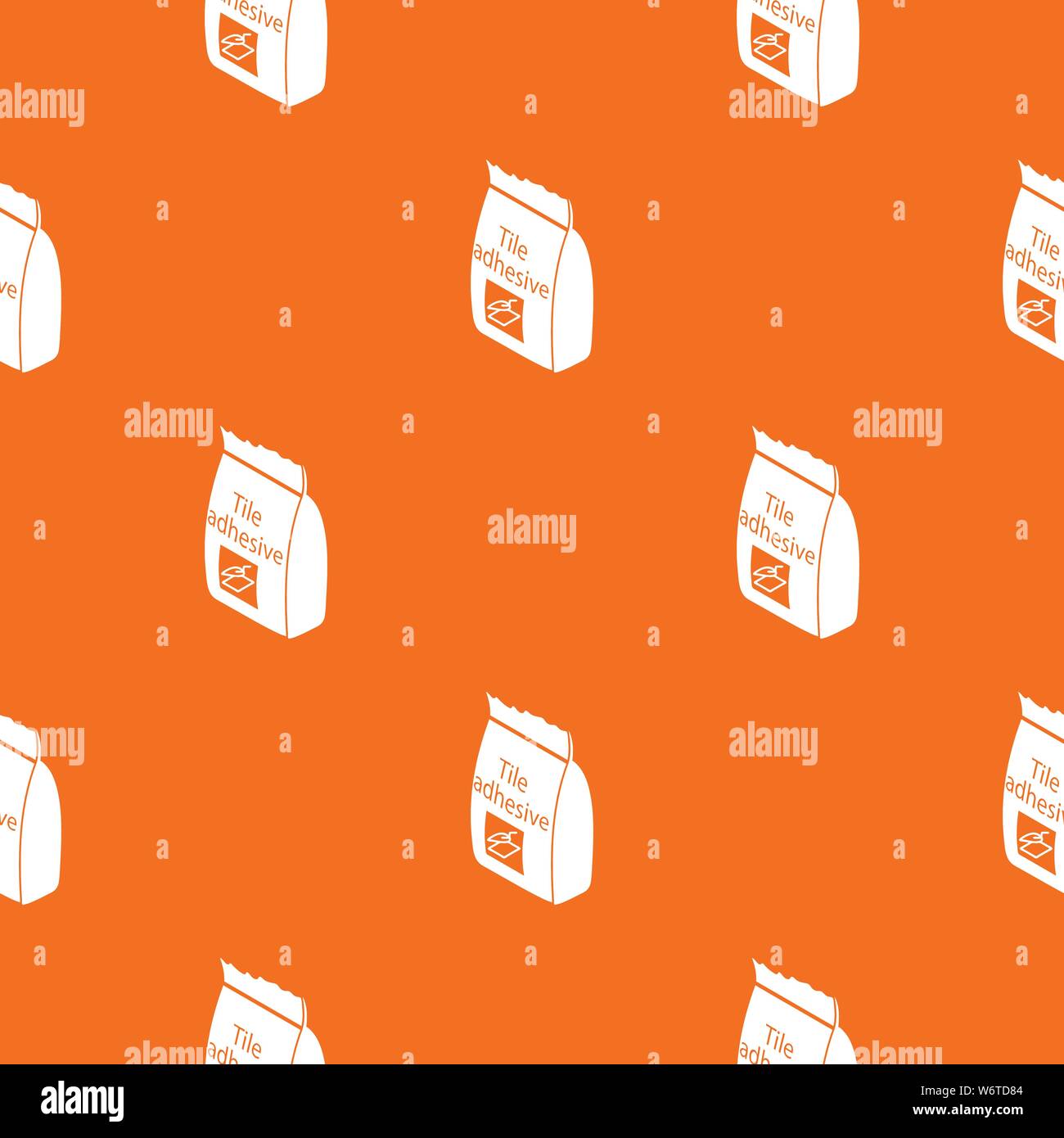 Tile adhesive pattern vector orange Stock Vector Image & Art - Alamy