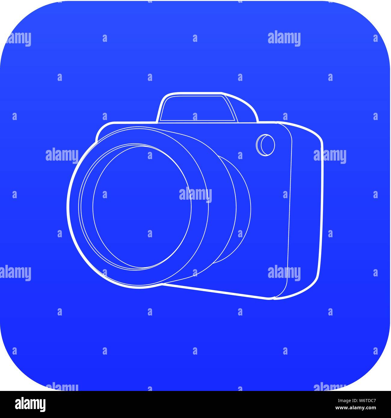 Camera icon blue vector Stock Vector Image & Art - Alamy