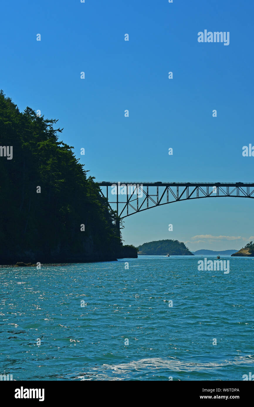 Iconic deception pass bridge hi-res stock photography and images - Alamy