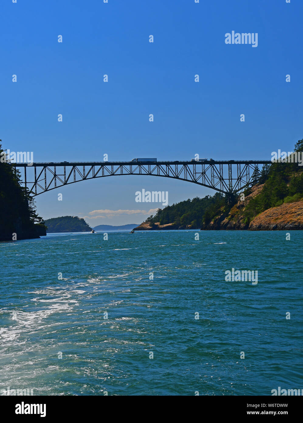 Iconic deception pass bridge hi-res stock photography and images - Alamy