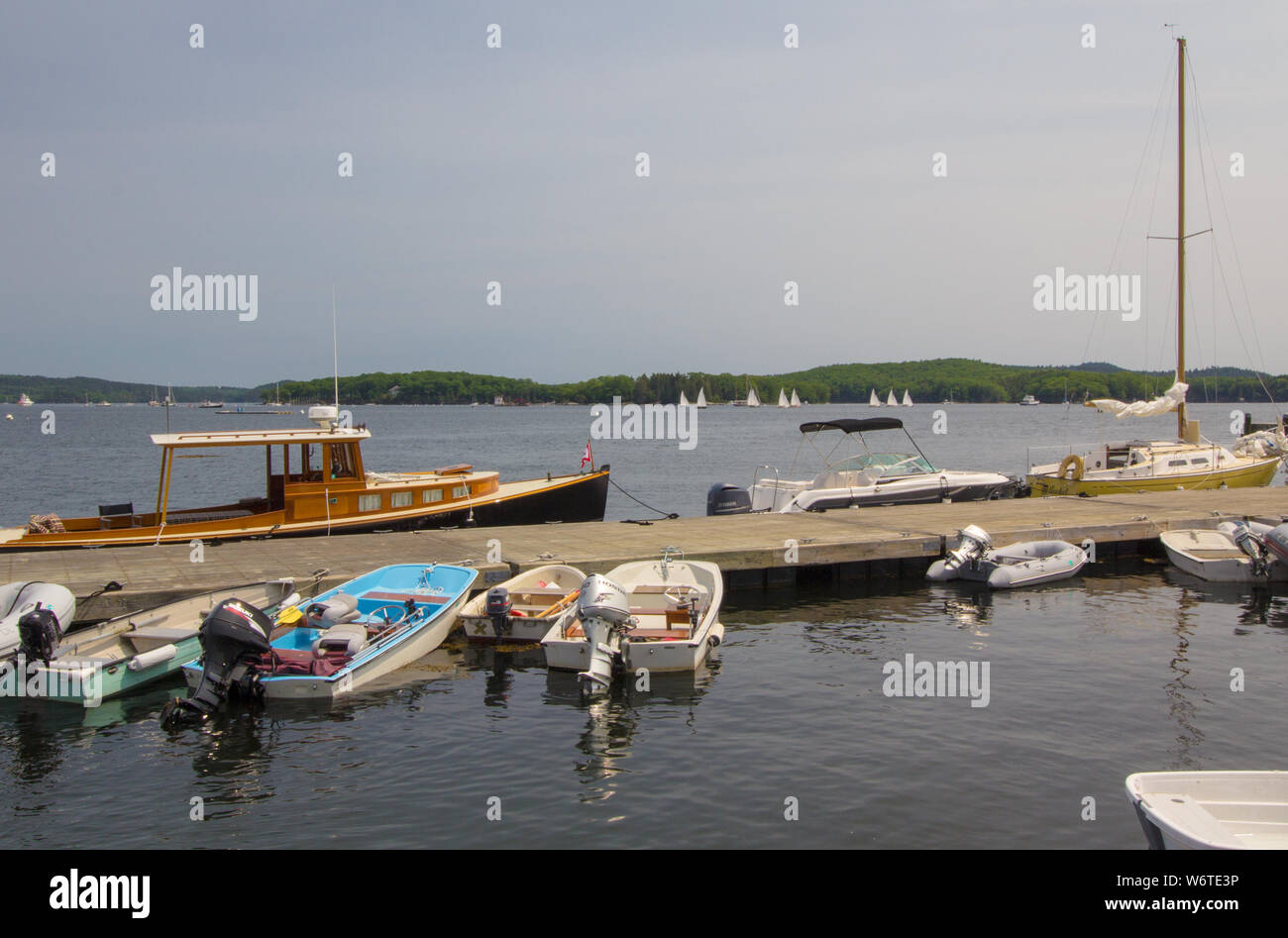Boats, Castine, Maine Stock Photo - Alamy