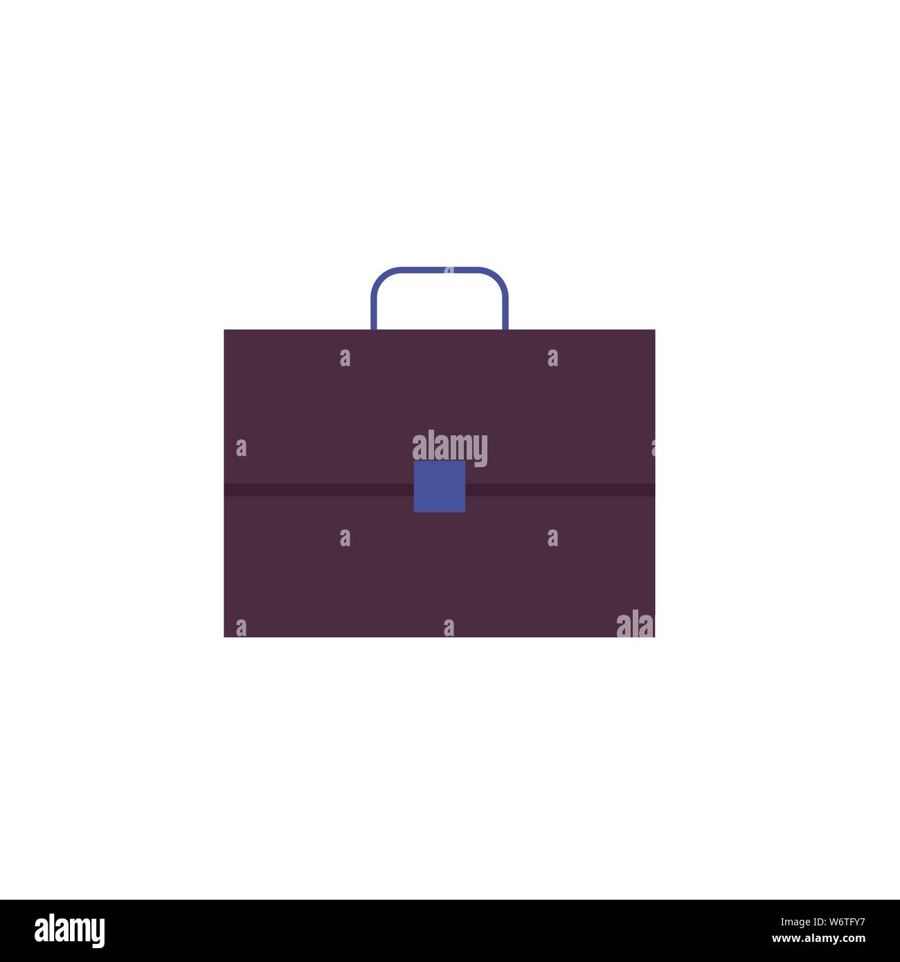 portfolio briefcase handle isolated icon Stock Vector Image & Art - Alamy