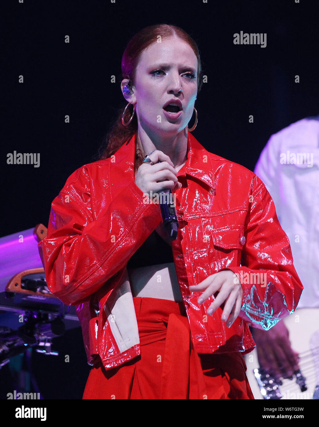 DARLINGTON, ENGLAND, 2nd Aug Jess Glynne performs at the Darlington ...