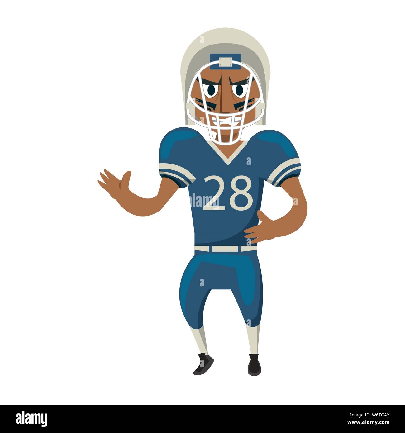 american football sport game cartoon Stock Vector Image & Art - Alamy