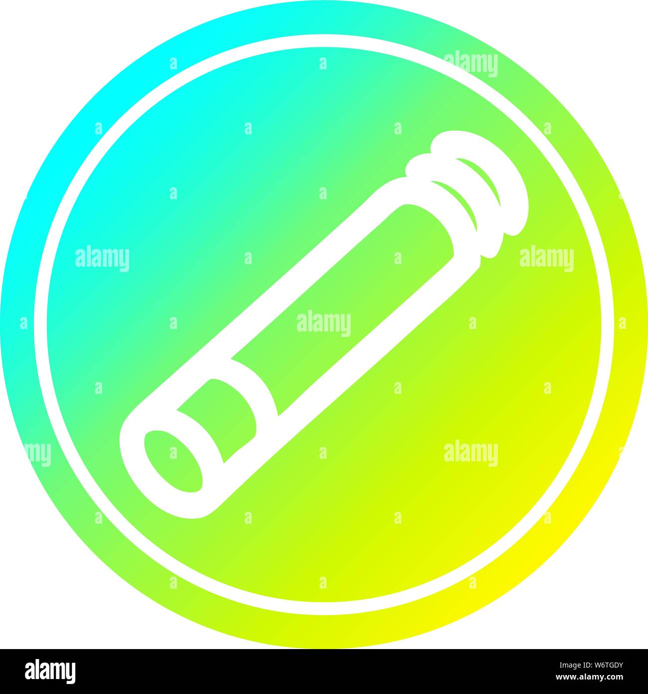 lit cigarette circular icon with cool gradient finish Stock Vector Image & Art - Alamy