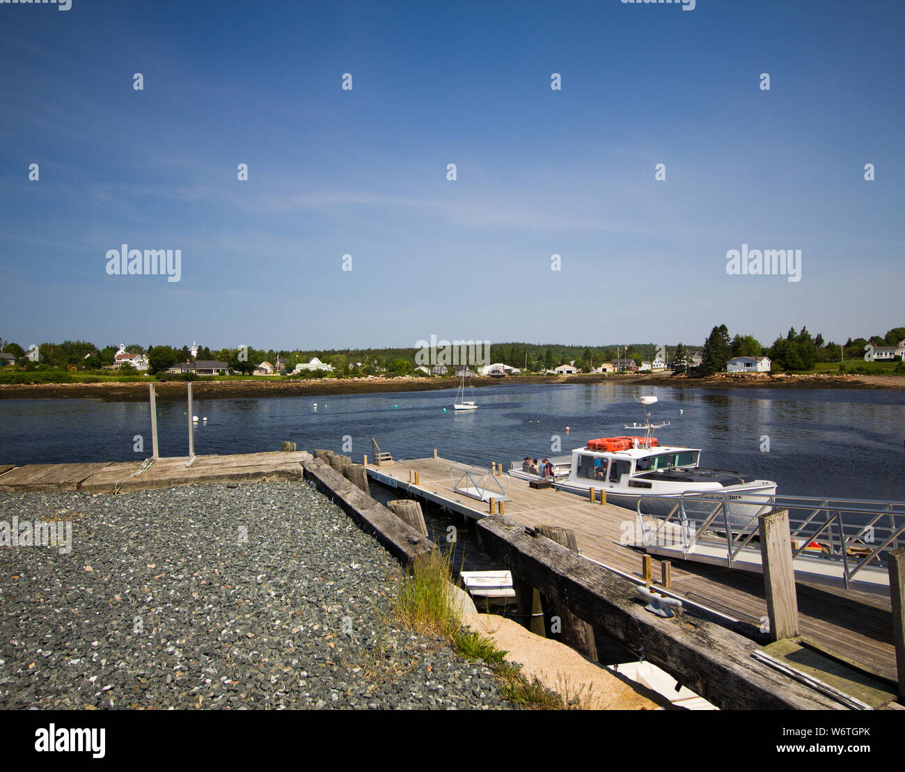 Winter Harbor, Maine Stock Photo - Alamy