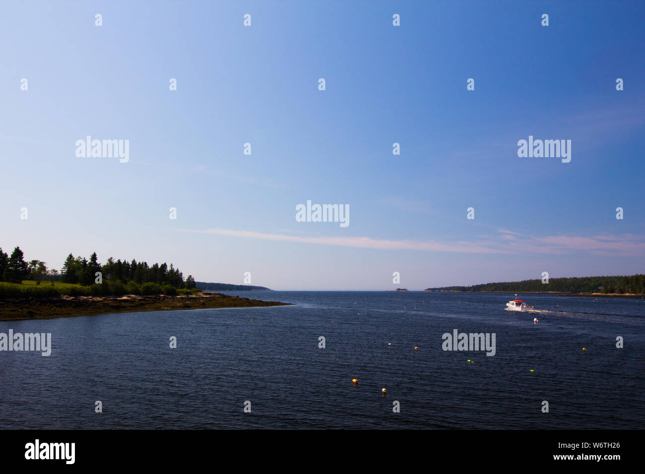 Winter Harbor, Maine Stock Photo - Alamy