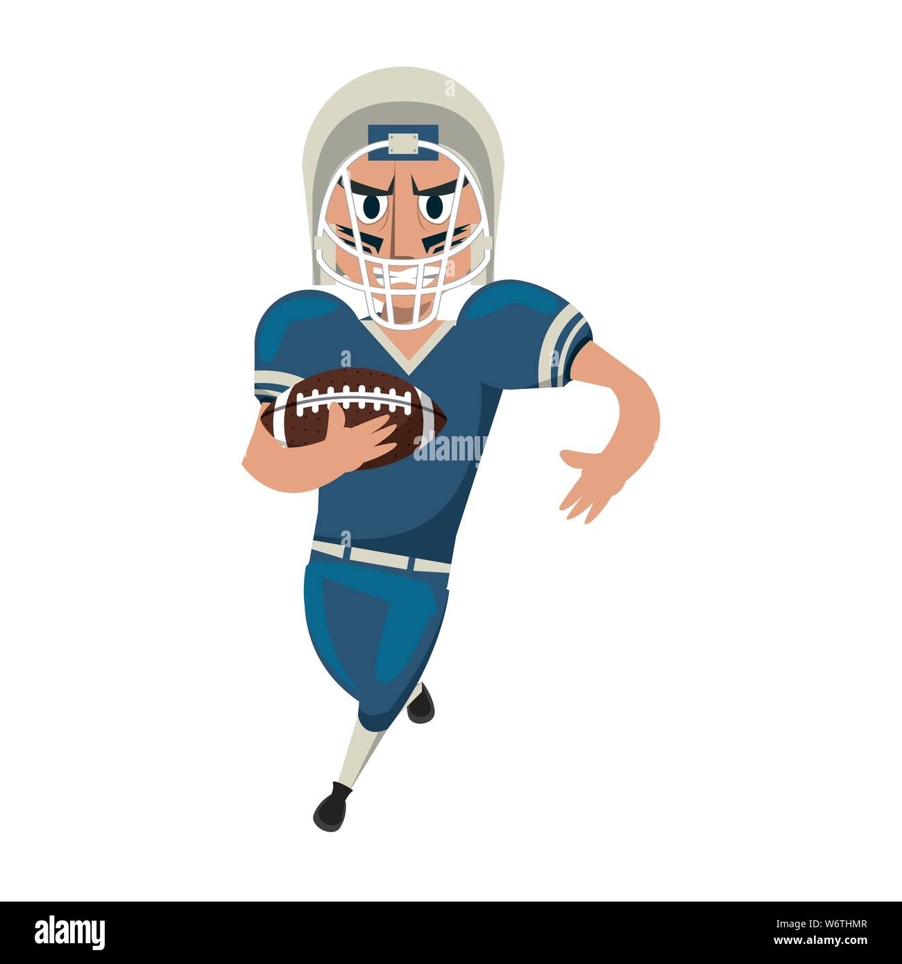 american football sport game cartoon Stock Vector Image & Art - Alamy