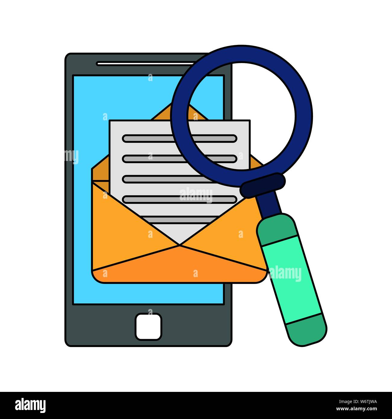 technology digital modern hardware cartoon Stock Vector Image & Art - Alamy