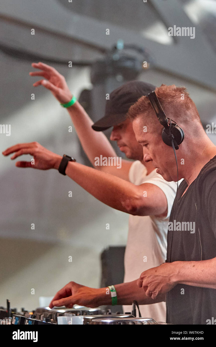 Kastellaun, Germany. 02nd Aug, 2019. Cosmic Gate with DJ Bossi and Nic ...