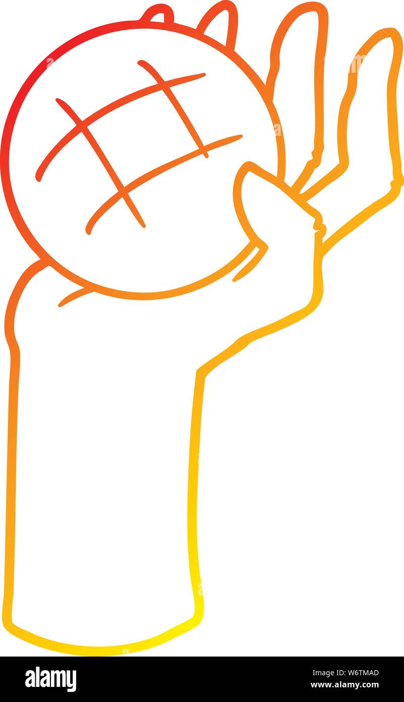 Line drawing hand throwing hi-res stock photography and images - Alamy