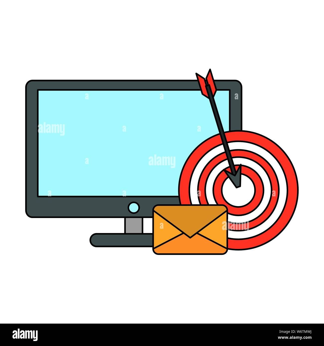 technology digital modern hardware cartoon Stock Vector Image & Art - Alamy