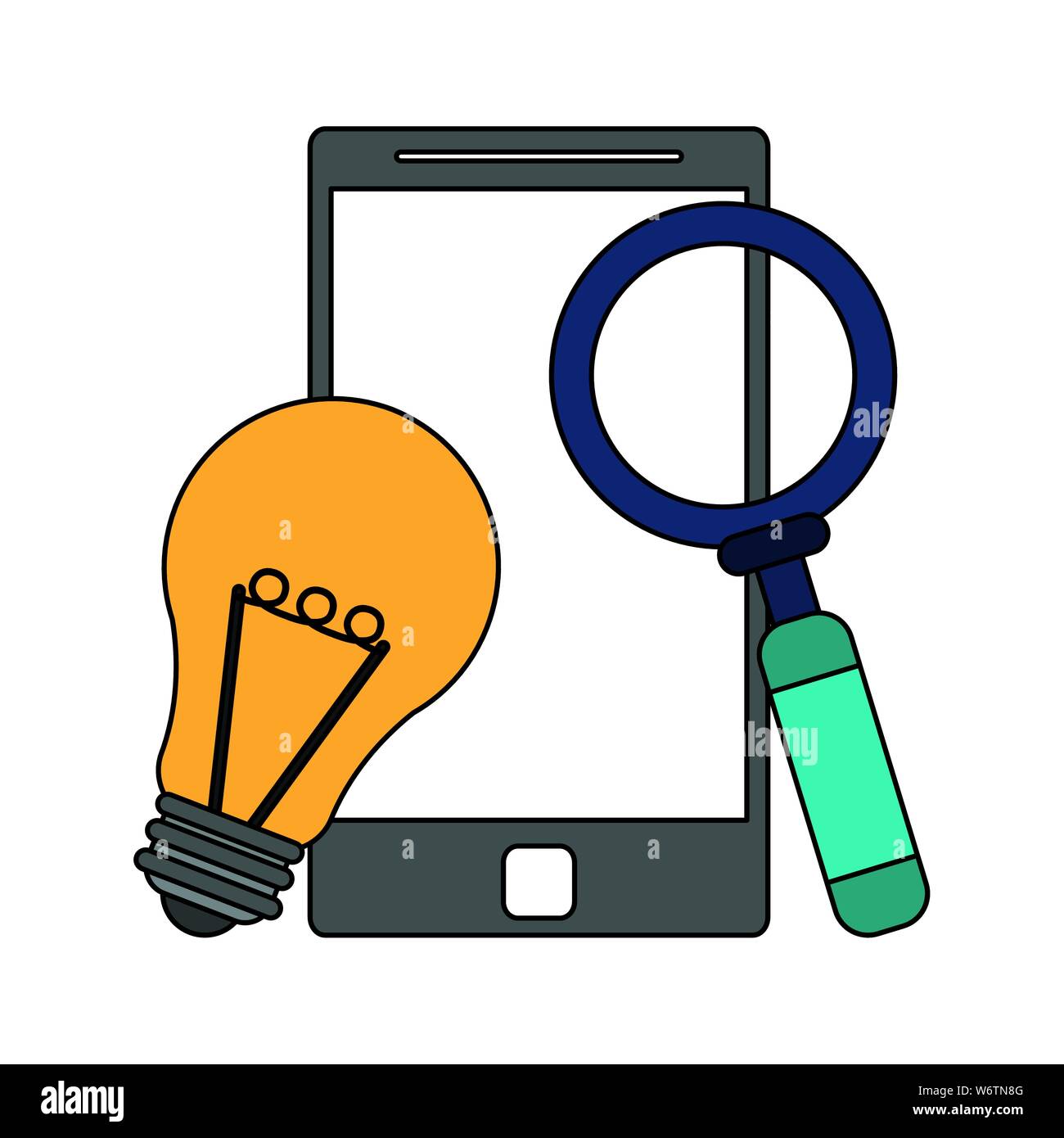 technology digital modern hardware cartoon Stock Vector Image & Art - Alamy