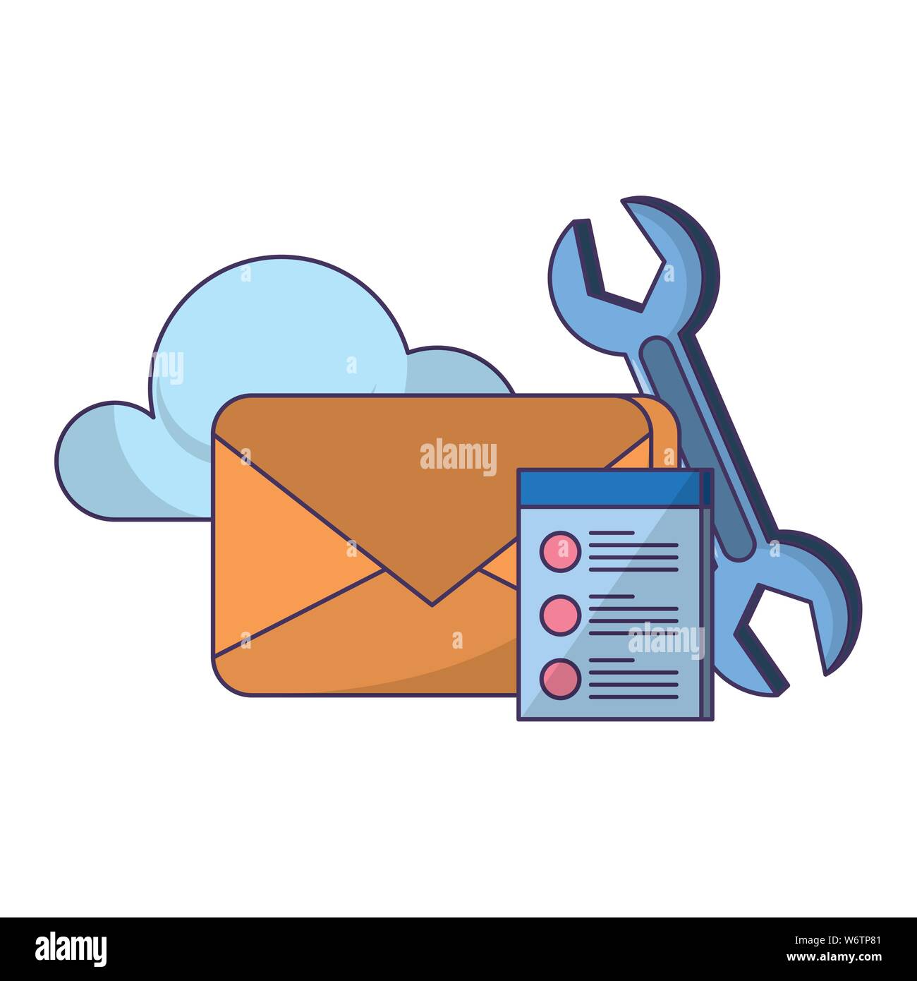 Standard wrench Stock Vector Images - Alamy