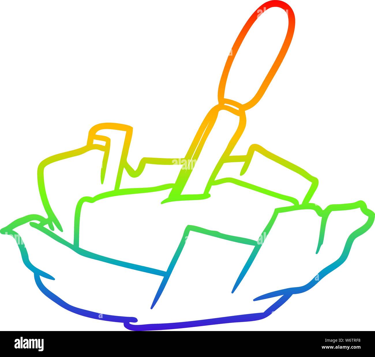 Pat of butter Stock Vector Images - Alamy