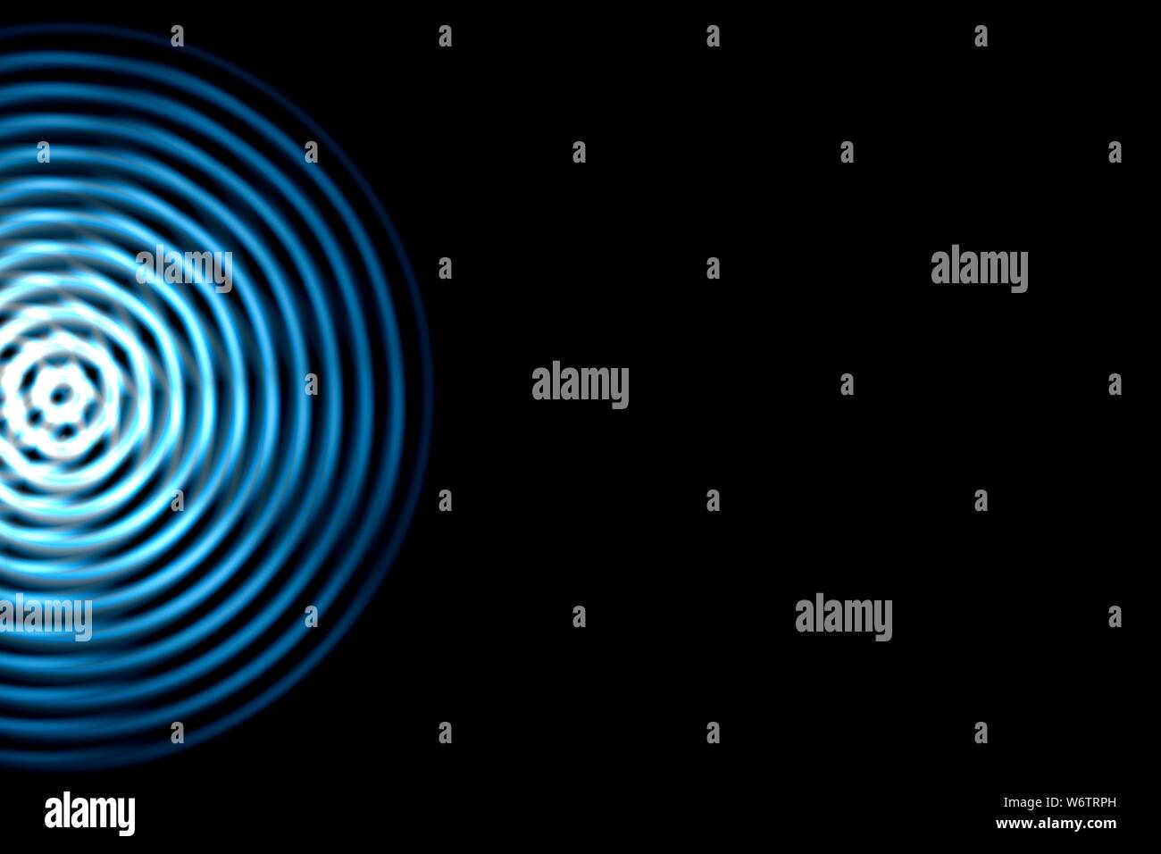 Sound waves circle hi-res stock photography and images - Alamy