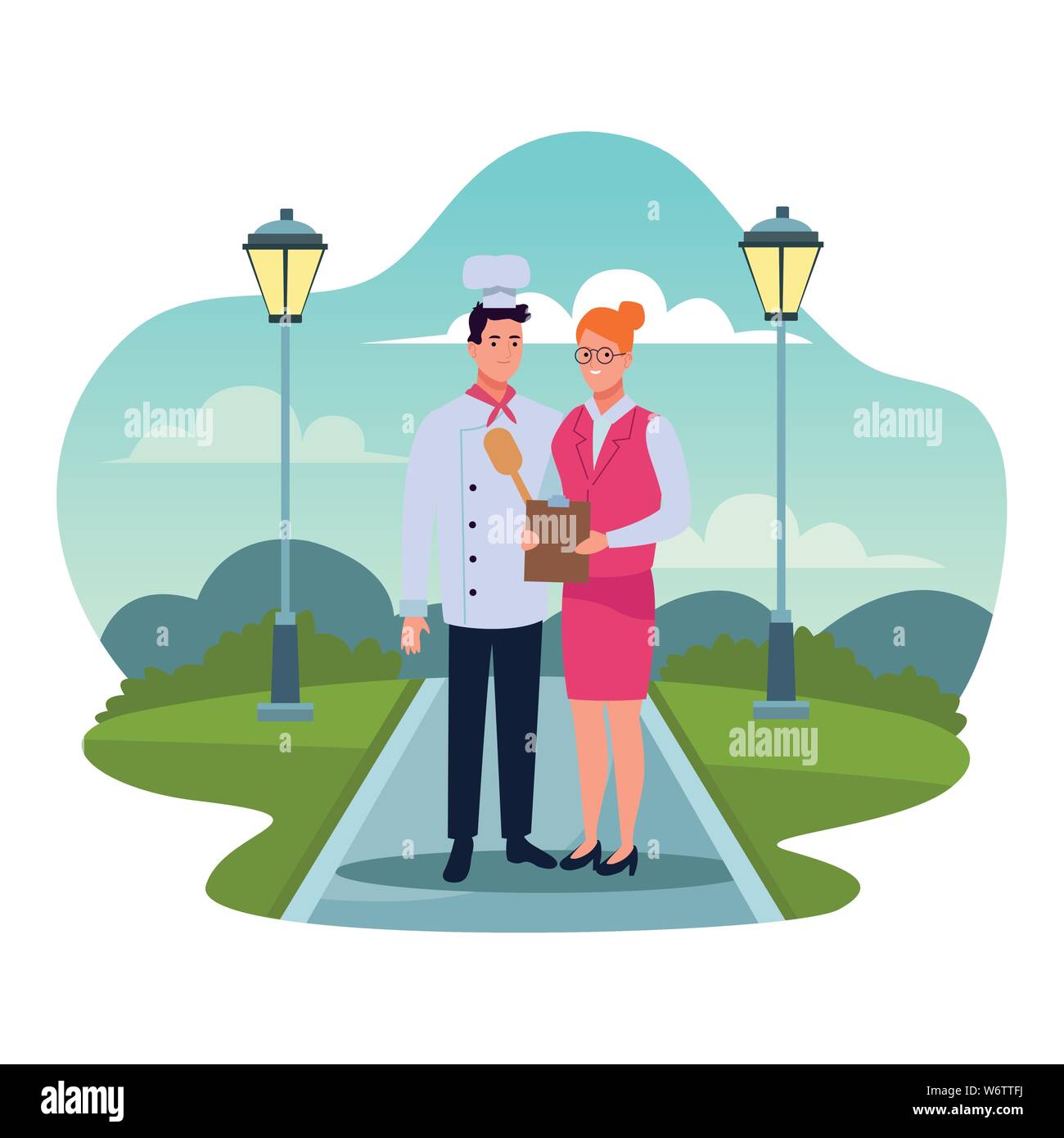 Job search cartoons Stock Vector Images - Alamy