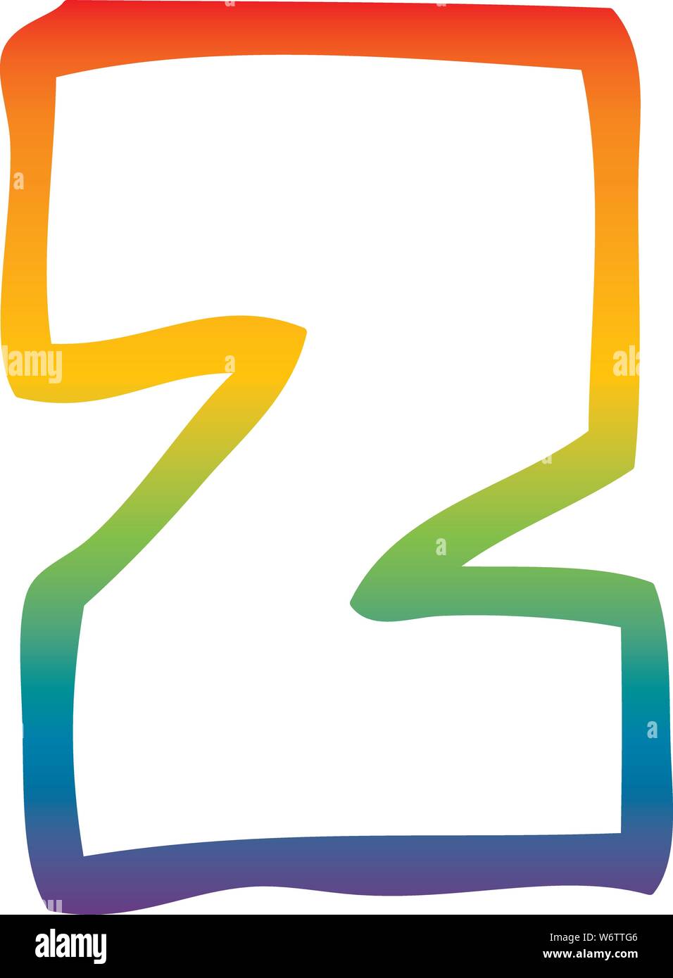 Rainbow z Stock Vector Images - Alamy