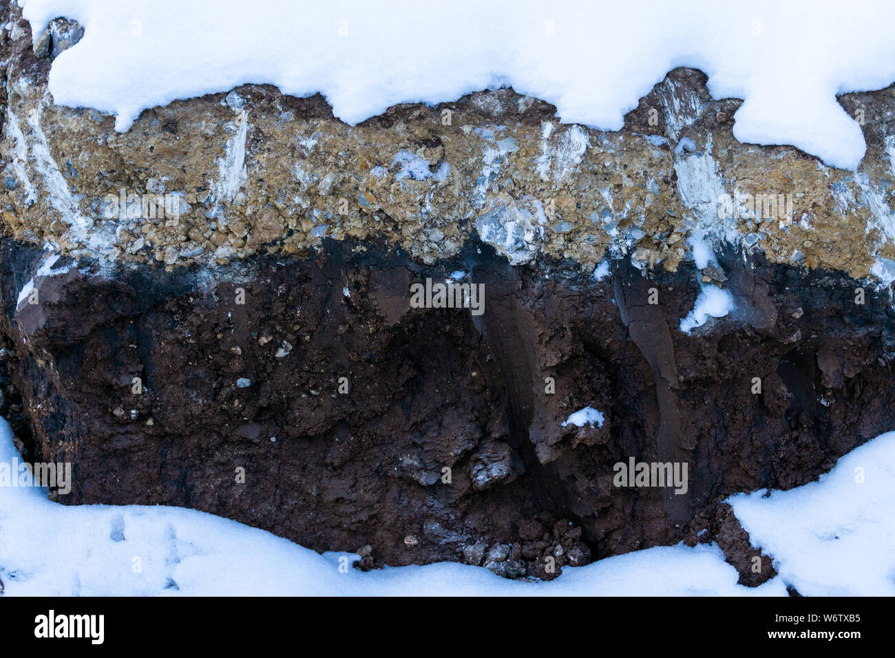 Sedimentary structure of sand hi-res stock photography and images - Alamy